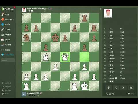 playing Chad Thaddeus Bradley the bot (Chess.com) - YouTube