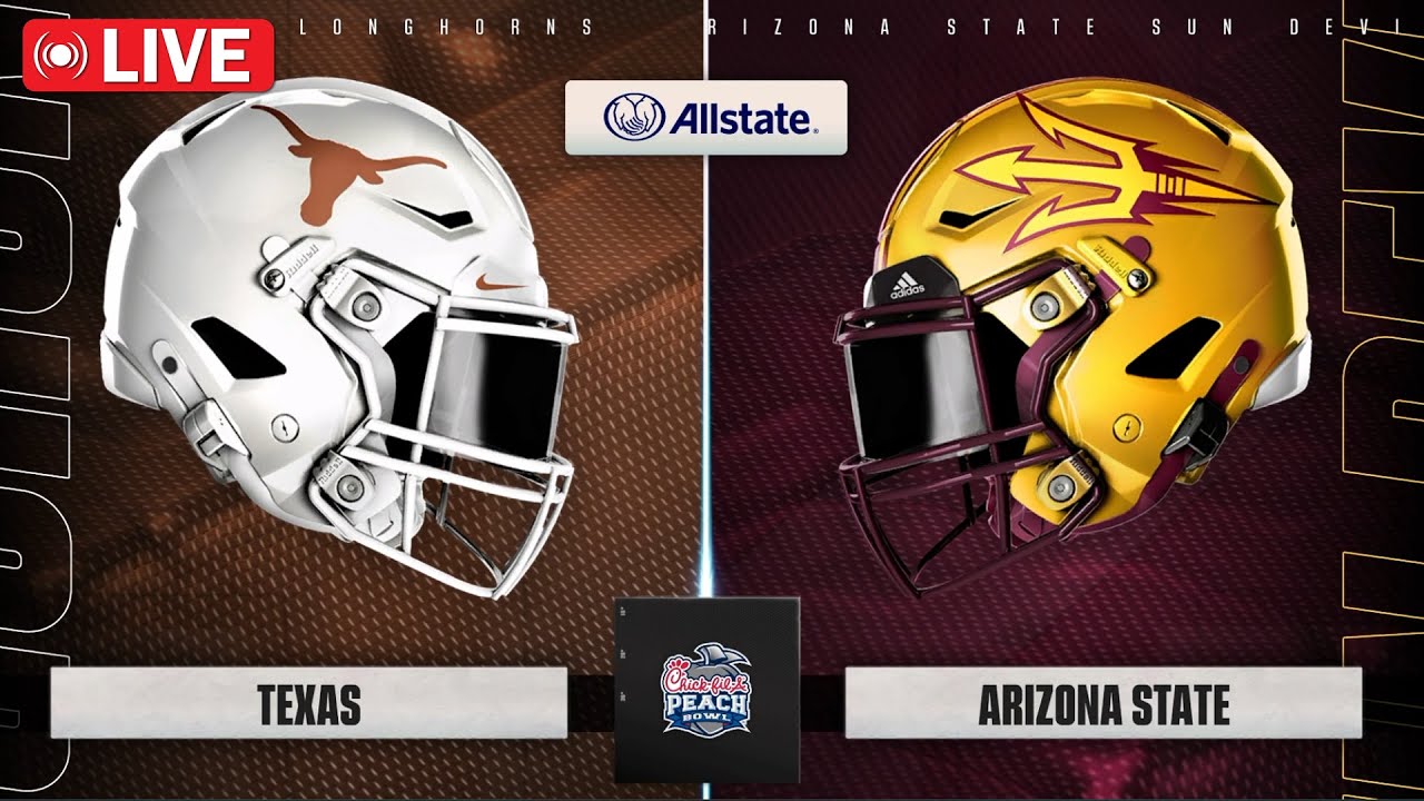 Texas Vs Arizona State | Peach Bowl -Full Game Highlights - College ...
