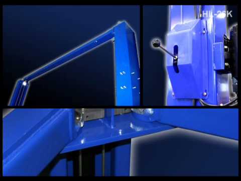 Two Post Lift Heshbon HL 26K - YouTube
