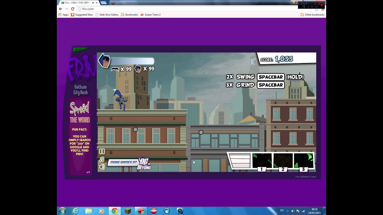 Tony Tiger playing Friv Batman - YouTube