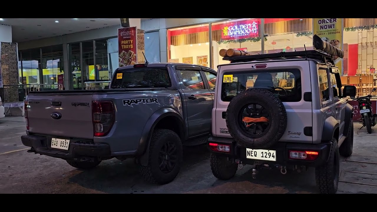 Suzuki Jimny JB74 and Ford Ranger Raptor Happy New Year 2024 Part 2 ...