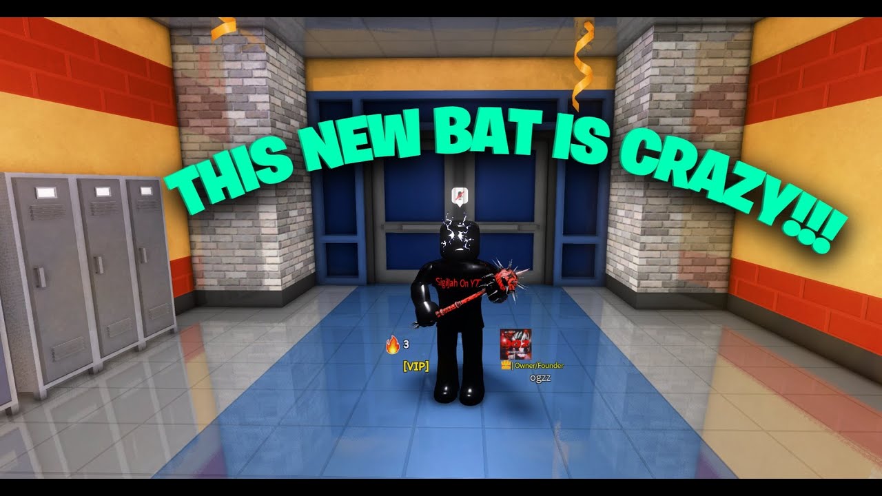 THIS NEW BAT IS A 3 HIT!! IS IT OVERPOWERD?!😱🤔 (FIGHT IN A SCHOOL ...