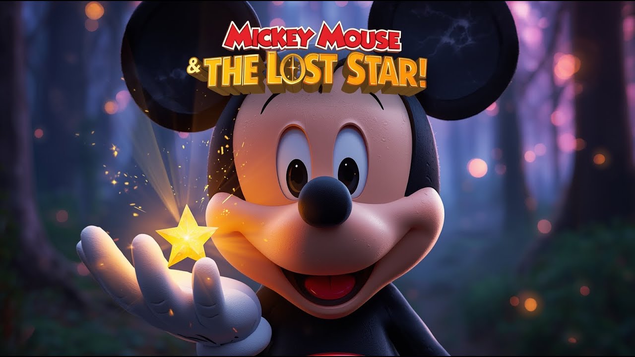 “Mickey Mouse & The Lost Star | Magical Adventure Full Cartoon | AI ...