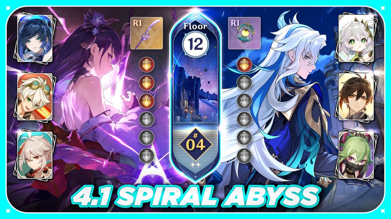 Raiden Yelan Hypercarry & Neuvillette Hyperbloom | Genshin Impact 4.1 ...