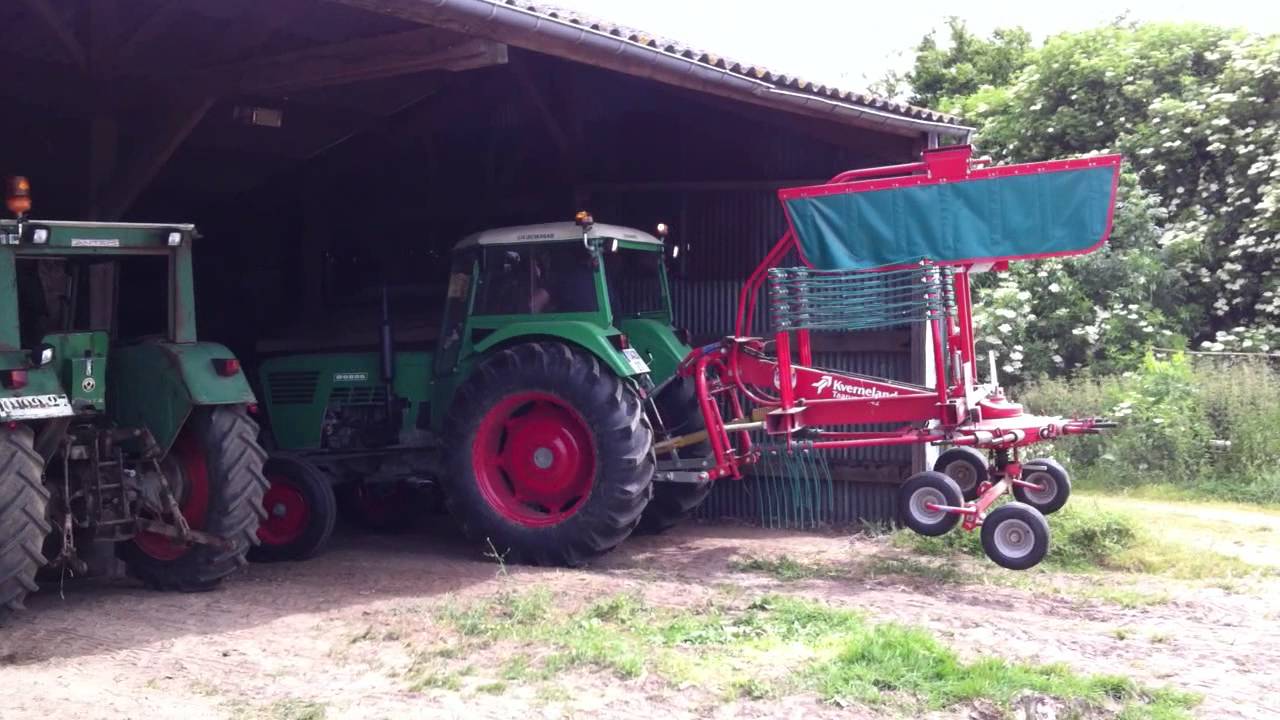 Deutz D6006 + andaineur - YouTube