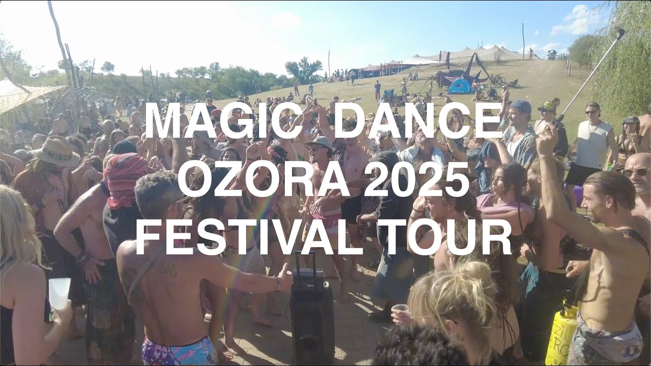 Magic Contact Dance at Ozora Festival 2025 Goa Psytrance Party Walking ...