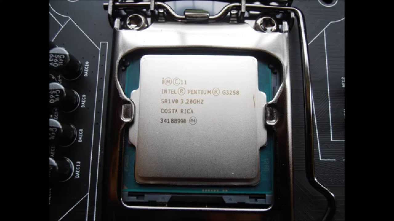 Pentium G3258 Review and Benchmarks - YouTube