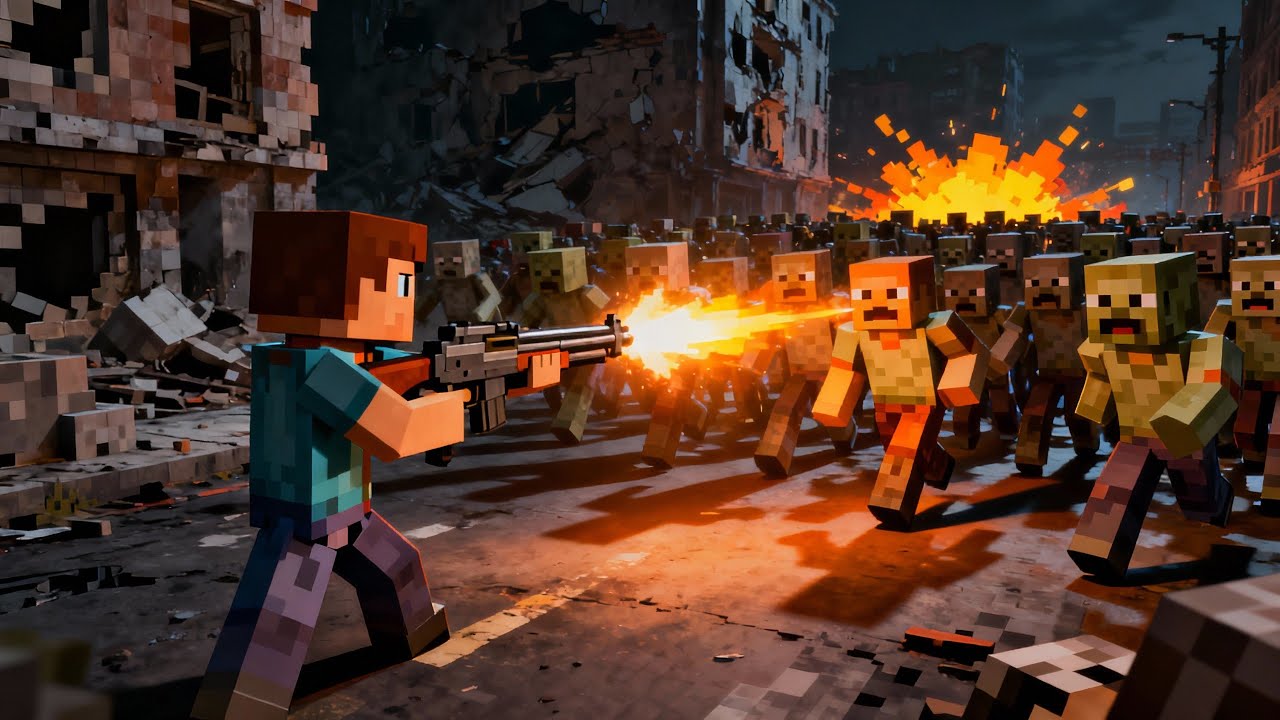 ZombieCraft.io 🧟‍♂️ | Blocky Zombie Survival Adventure! - YouTube