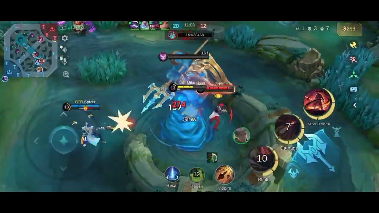Nyoba Argus dark vader di room turnament - YouTube