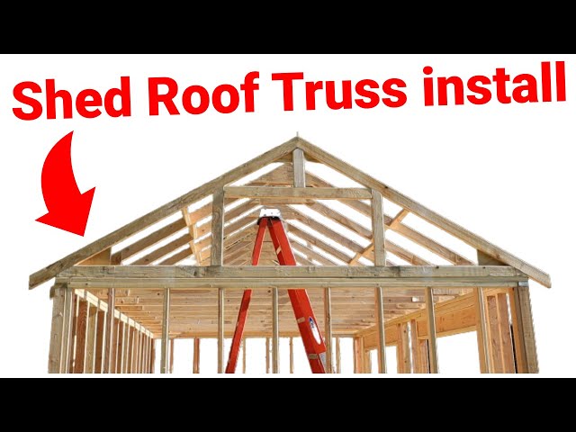 How To Stick Frame A Shed Roof - Infoupdate.org