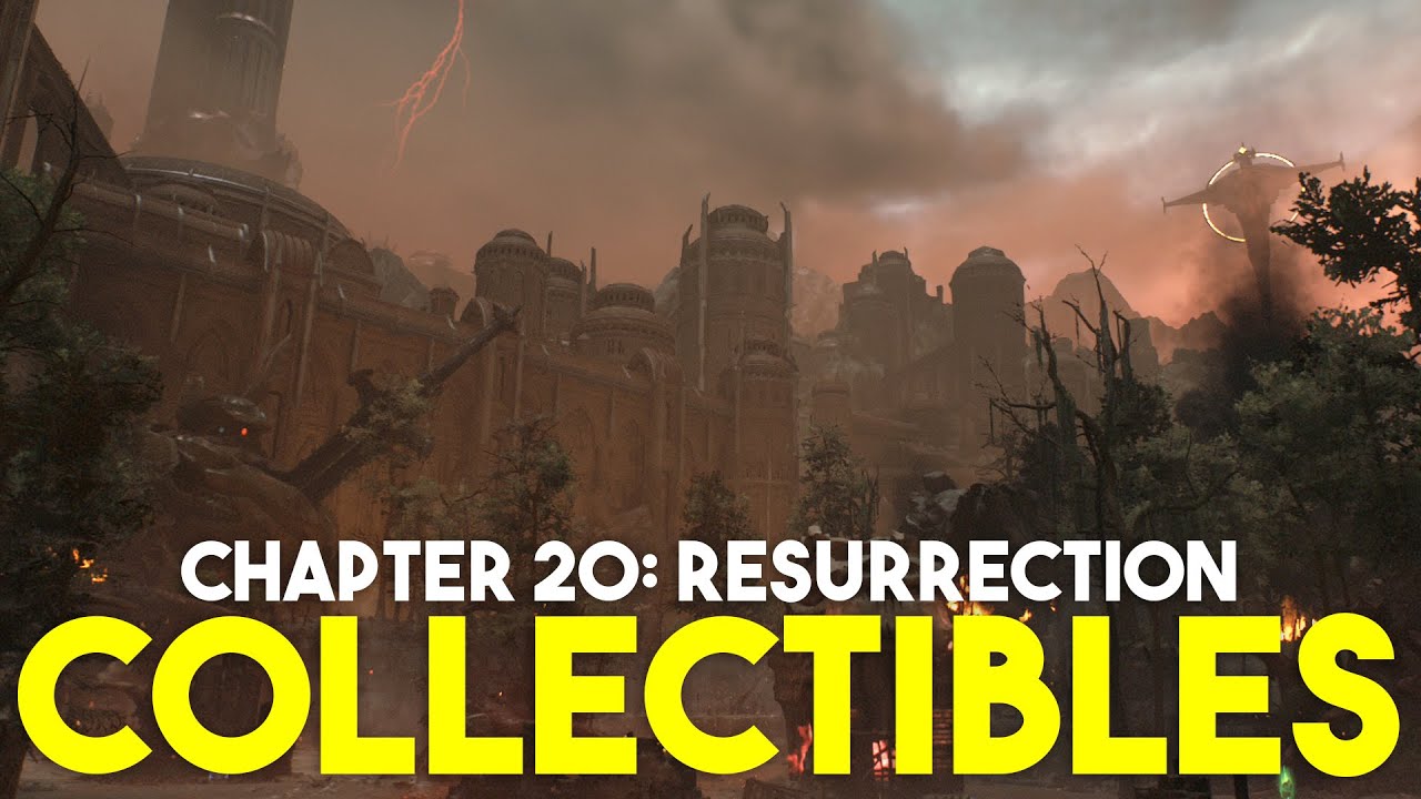 Doom The Dark Ages - Resurrection All Collectibles (Secrets, Gold, Toys, Codex, Upgrades) - YouTube