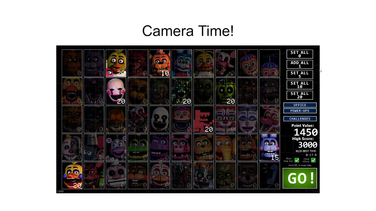 FNAF FAN MADE UCN CHALLENGES! - YouTube