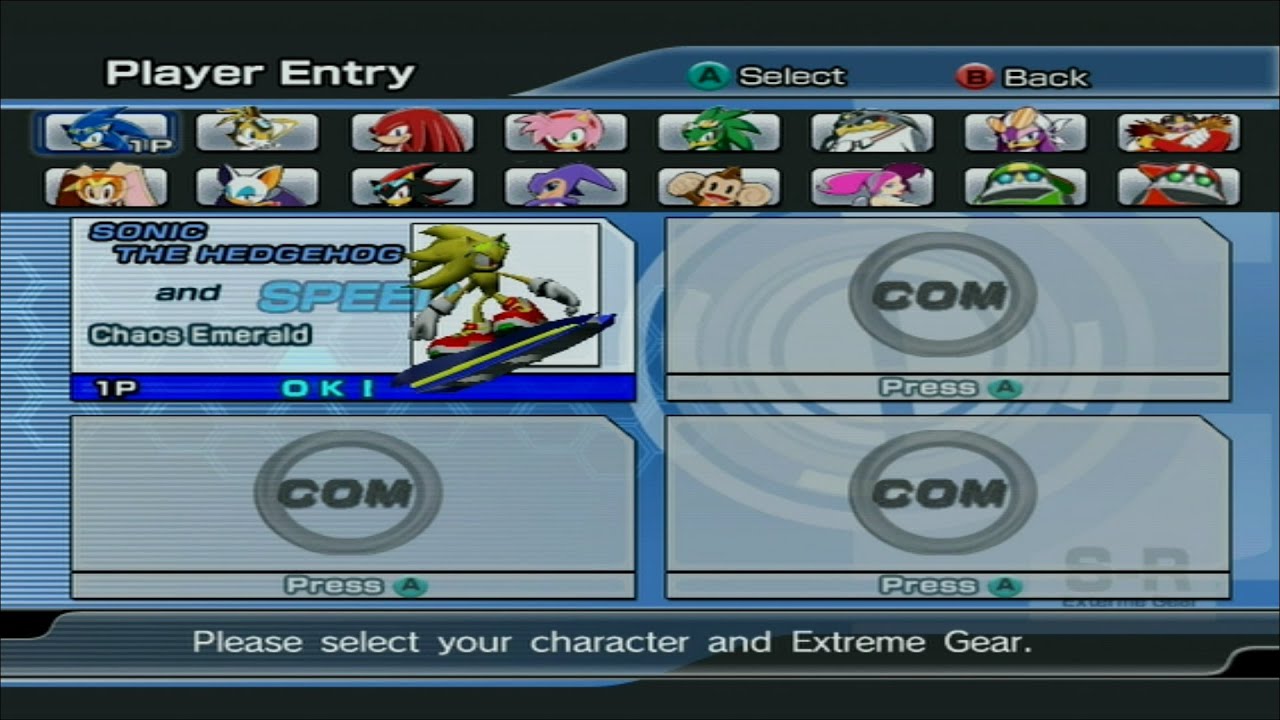 Sonic Riders - Super Sonic Gameplay - YouTube