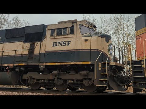 BNSF 9650 Trails on the C-ATMSFB at Saltillo (Nov 2, 2024) - YouTube