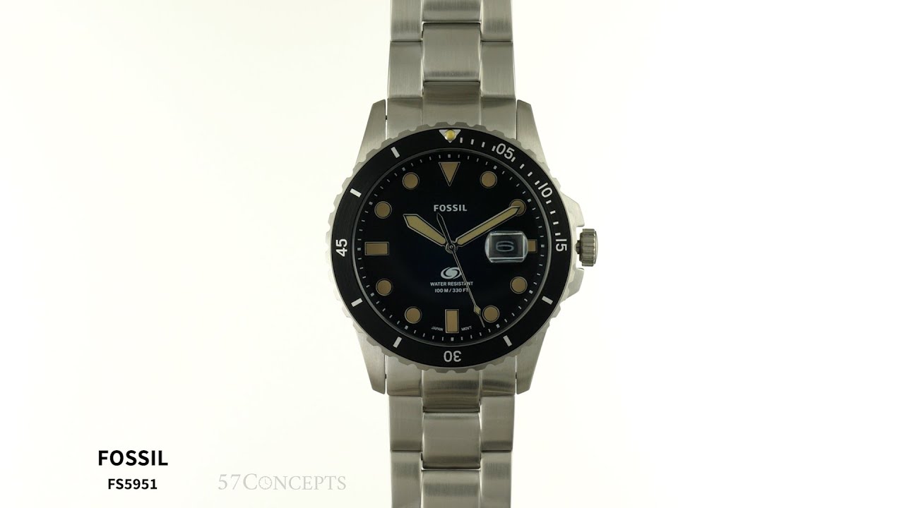 Fossil FS5952 Blue • Zegarek męski - YouTube