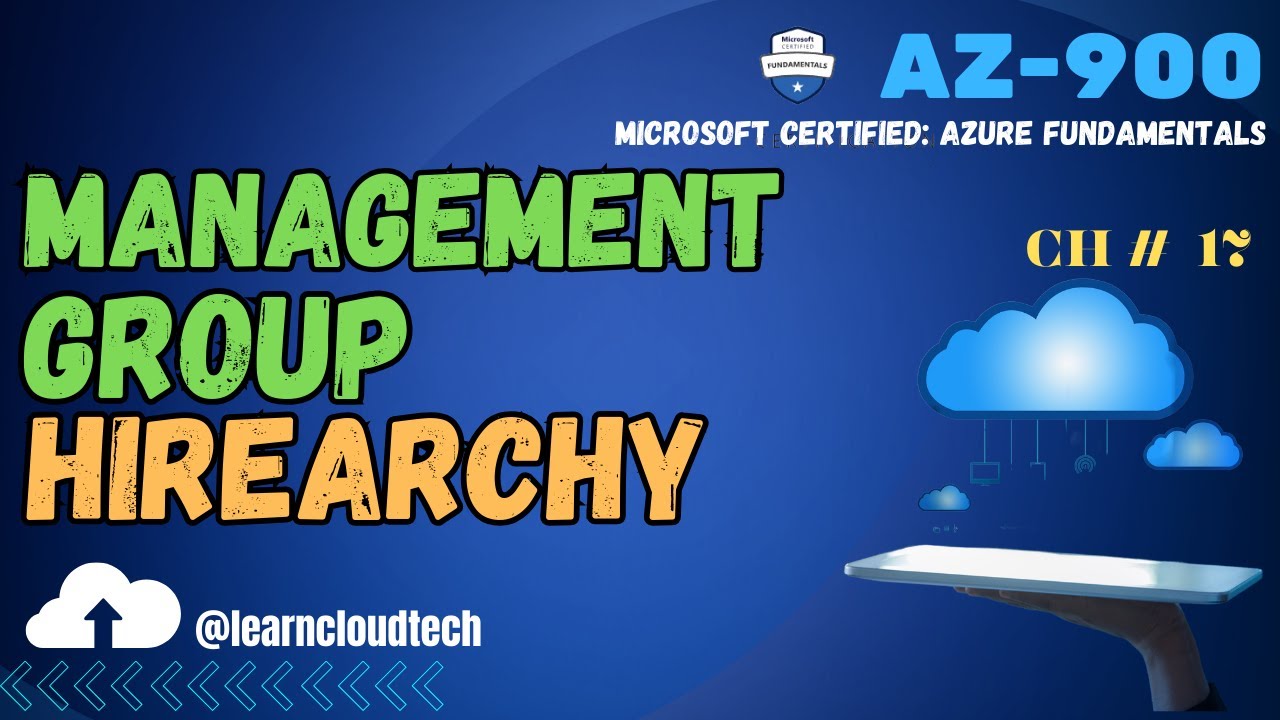 Azure Management Groups: | Hierarchy | CH-17 | #AZ-900 - YouTube