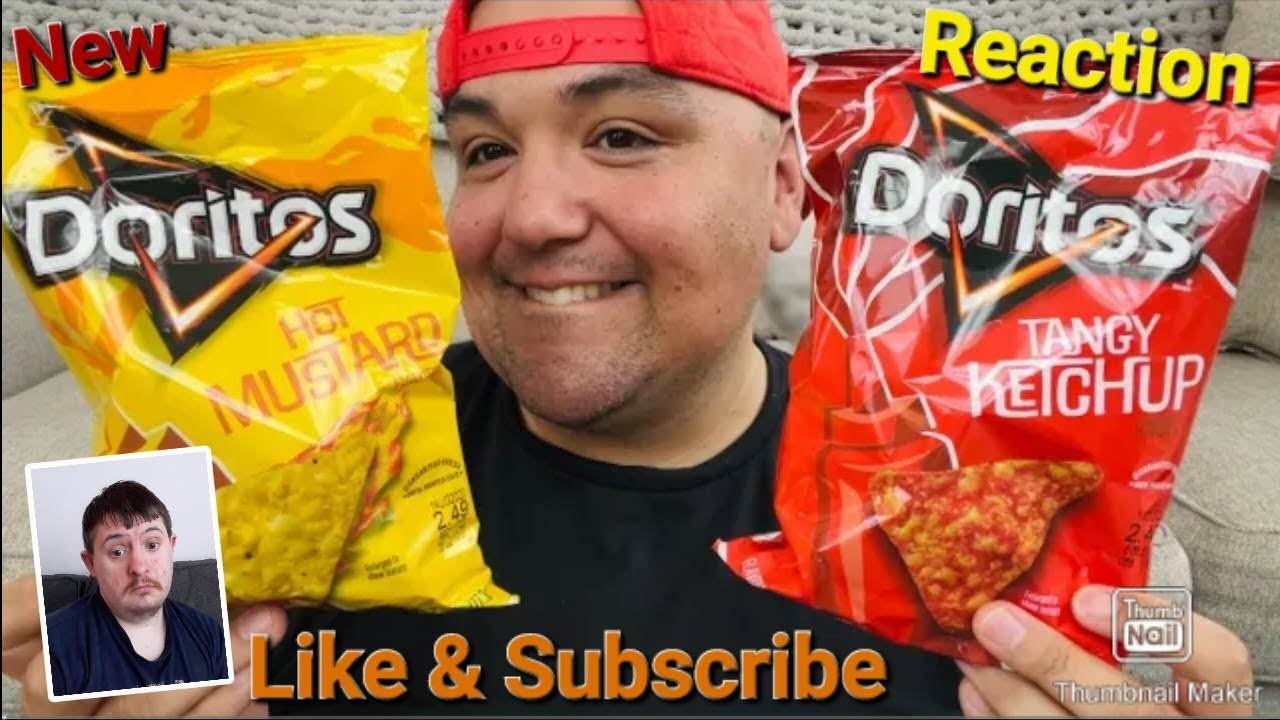 [Reaction] Doritos Hot Mustard & Tangy Ketchup Flavored Chips 🔥🍅☀️ ...