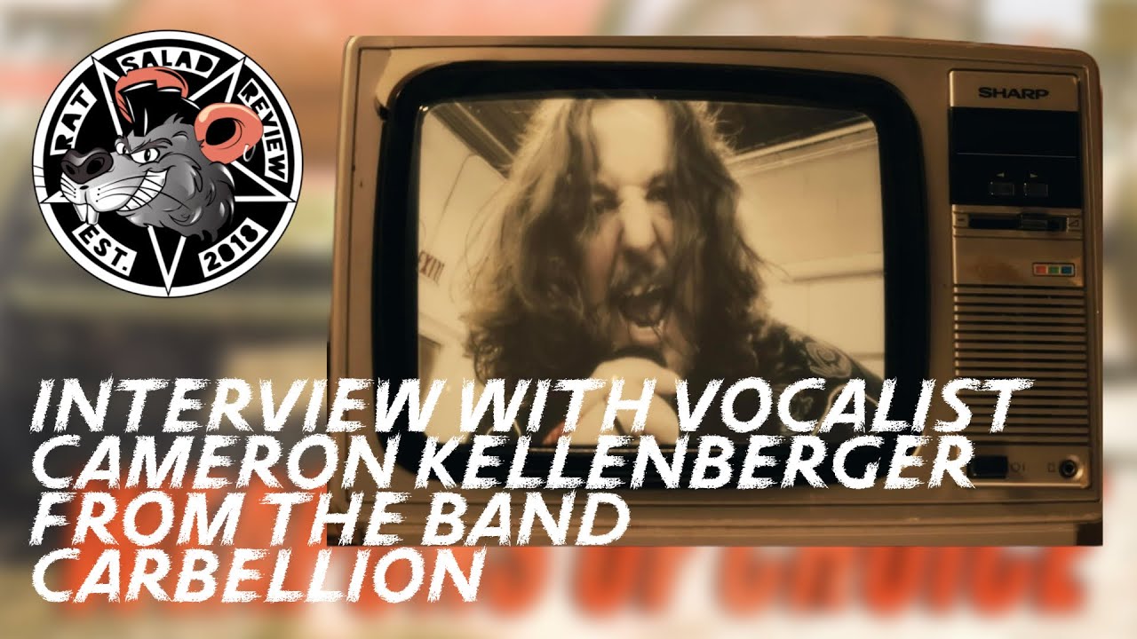 Vocalist Cameron Kellenberger from the band Carbellion Interview Rat ...