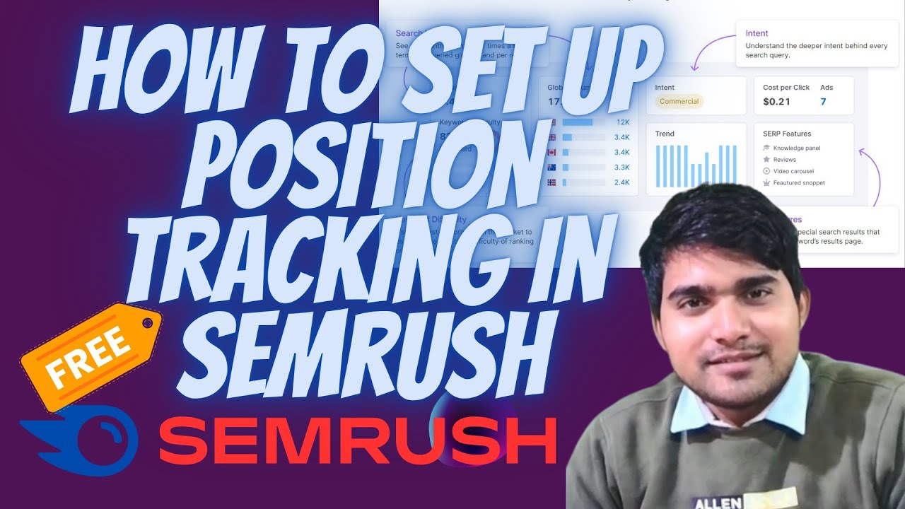 How To Set Up Position Tracking in Semrush | How to Use Free SemRush Tool? | Full Explain Video ...