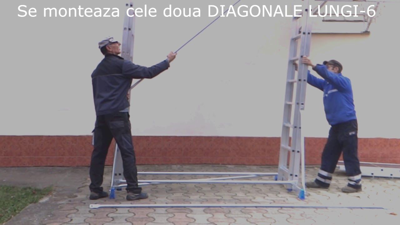 SCARA SCHELA MULTIFINCTIONALA DIN ALUMINIU TIP 2 x 11 +7 - YouTube