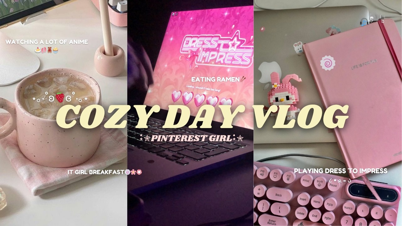 🍥Anime hunting vlog+gaming day 🎀💌 Pinterest girl life, + what I eat ...