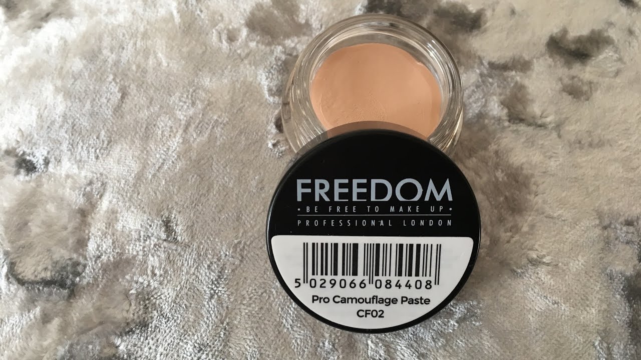Freedom Makeup London Pro Camouflage Paste CF02 / Review - YouTube