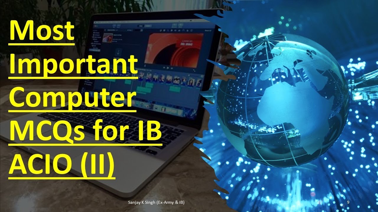 Most Important Computer MCQs for IB ACIO (II) I Sanjay Kumar ( Ex IB ...