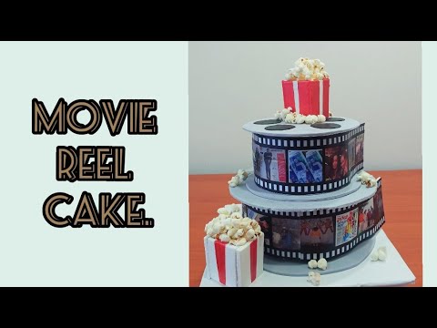 HOW TO MAKE A MOVIE REEL CAKE|CINEMA REEL CAKE| CAMERA FILM CAKE ...