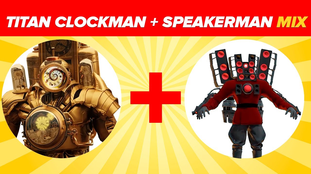 TITAN-CLOCKMAN + UPGRADED-SPEAKERMAN = ???? Skibidi Toilet Multiverse ...