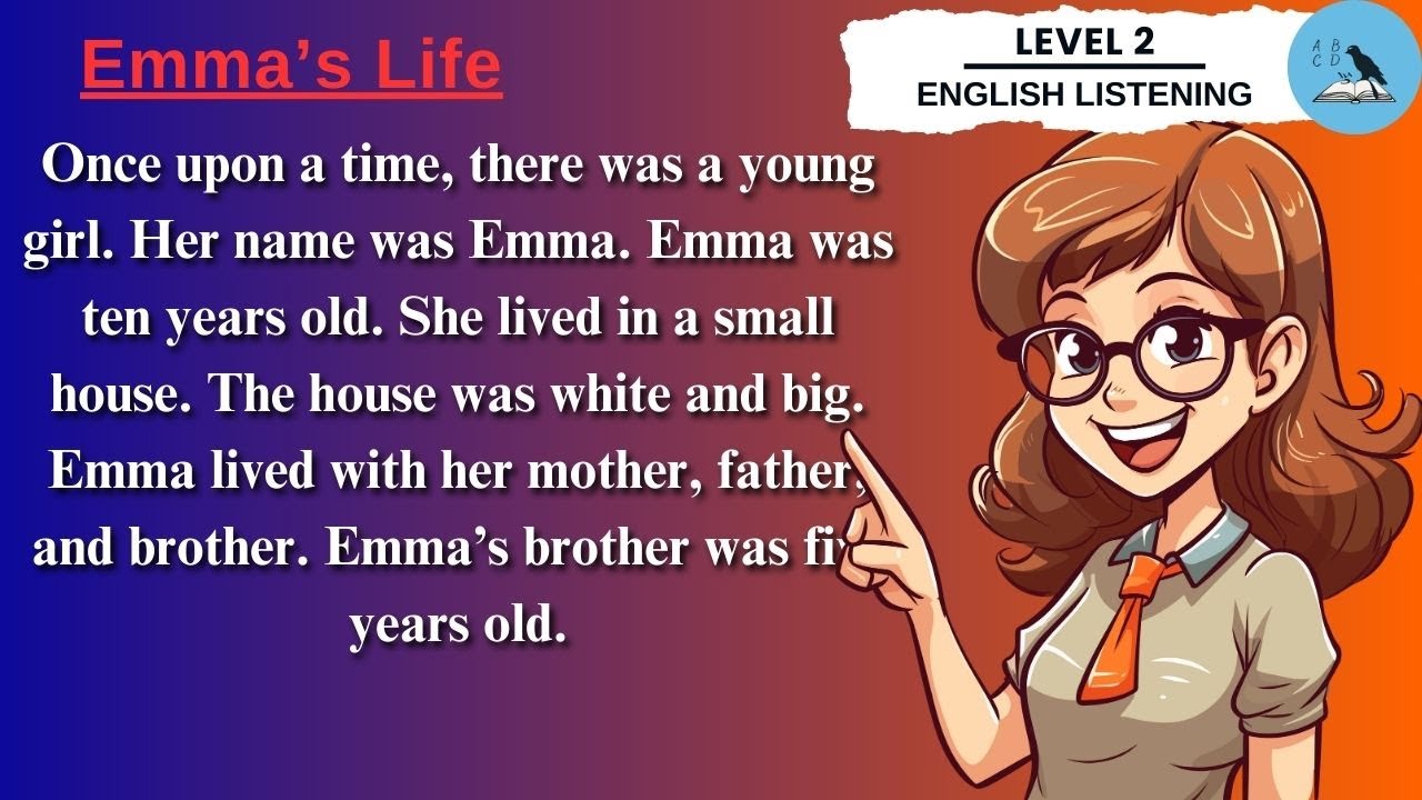 Learn English Through Story Level 2 | English Story | Emma's Life - YouTube