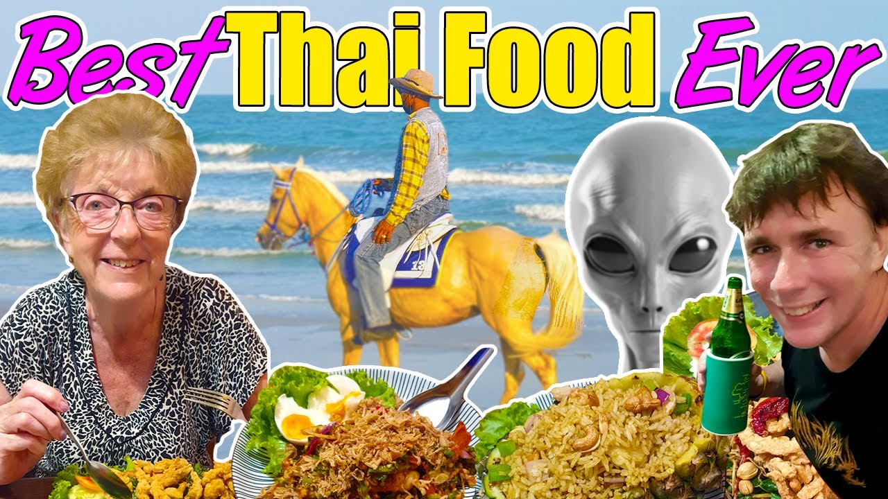 We Discover Alien Life on Cha Am Beach, Thailand 2024 👽 The Best Food ...