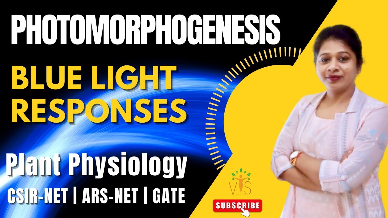 Blue Light Responses | Plant Physiology | CSIR-NET Life Sciences | ARS ...