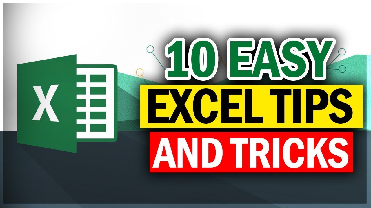 Excel Tricks and Tips || Excel Basic Amazing Tricks || Excel Tips ...
