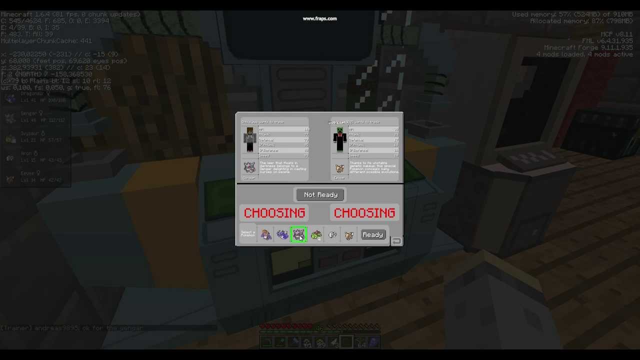 Pixelmon Trading Machine Andreas9895 ( 2nd attempt on a Scam ) - YouTube