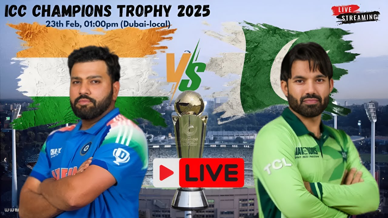 Pakistan Takes On India In TODAY's LIVE Cricket Match! - YouTube