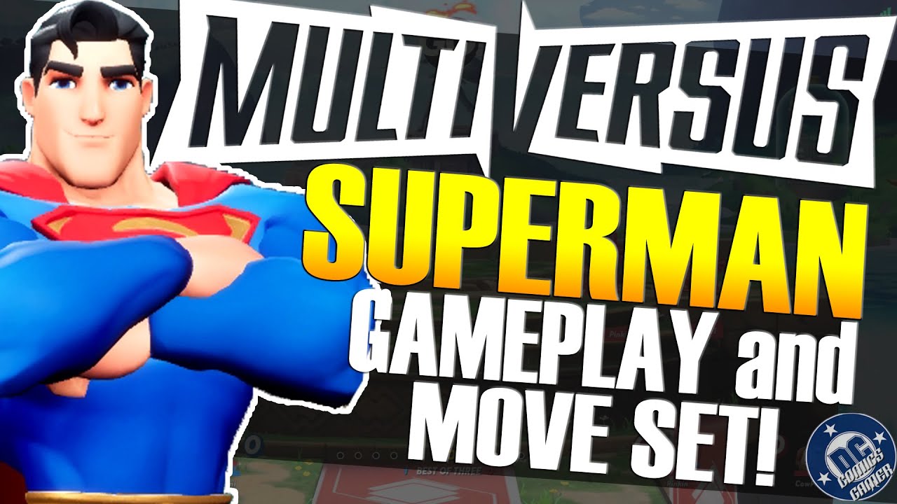 MultiVersus SUPERMAN Gameplay and Move Set Showcase! - YouTube