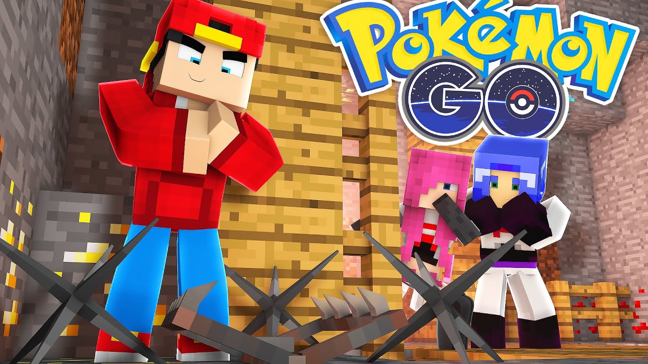 Minecraft Pokemon Go - LITTLE ROPO SETS A TRAP FOR TEAM ROCKET!!! - YouTube