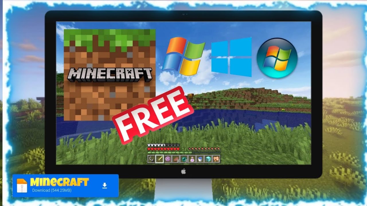 Minecraft free pe for pc windows 7,8,10,11 - YouTube