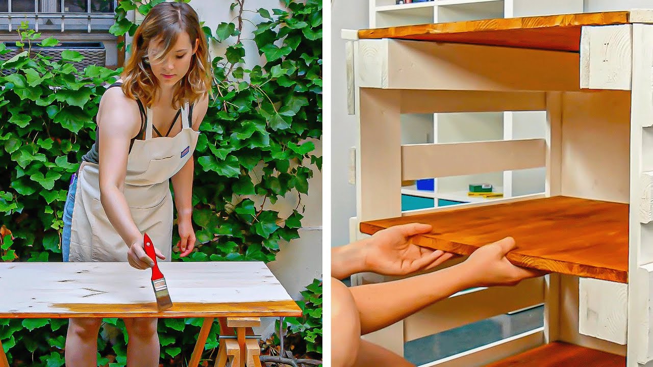 5 meubles DIY en bois pour la cuisine, le salon et le jardin : plus ...