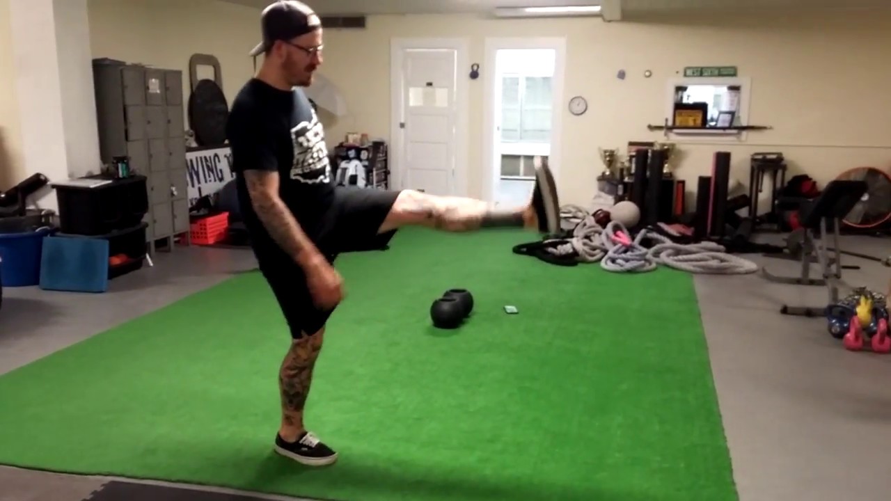 Fascial Flossing with Bands : Hamstring and Glutes for Hockey - YouTube