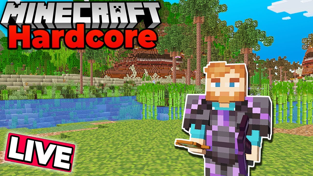 Building a LUSH Desert River in MINECRAFT 1.20 - HARDCORE Survival Let ...