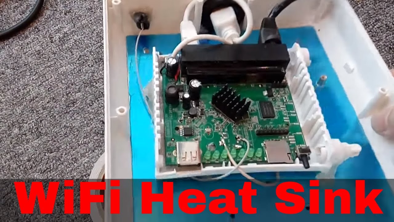 Apply heat sink to your router chip to increase Tx power with ...