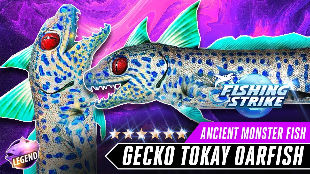 LEGENDARY GECKO FISH TOKAY OARFISH - ANCIENT MONSTER FISH CATCH【釣魚大亨 ...