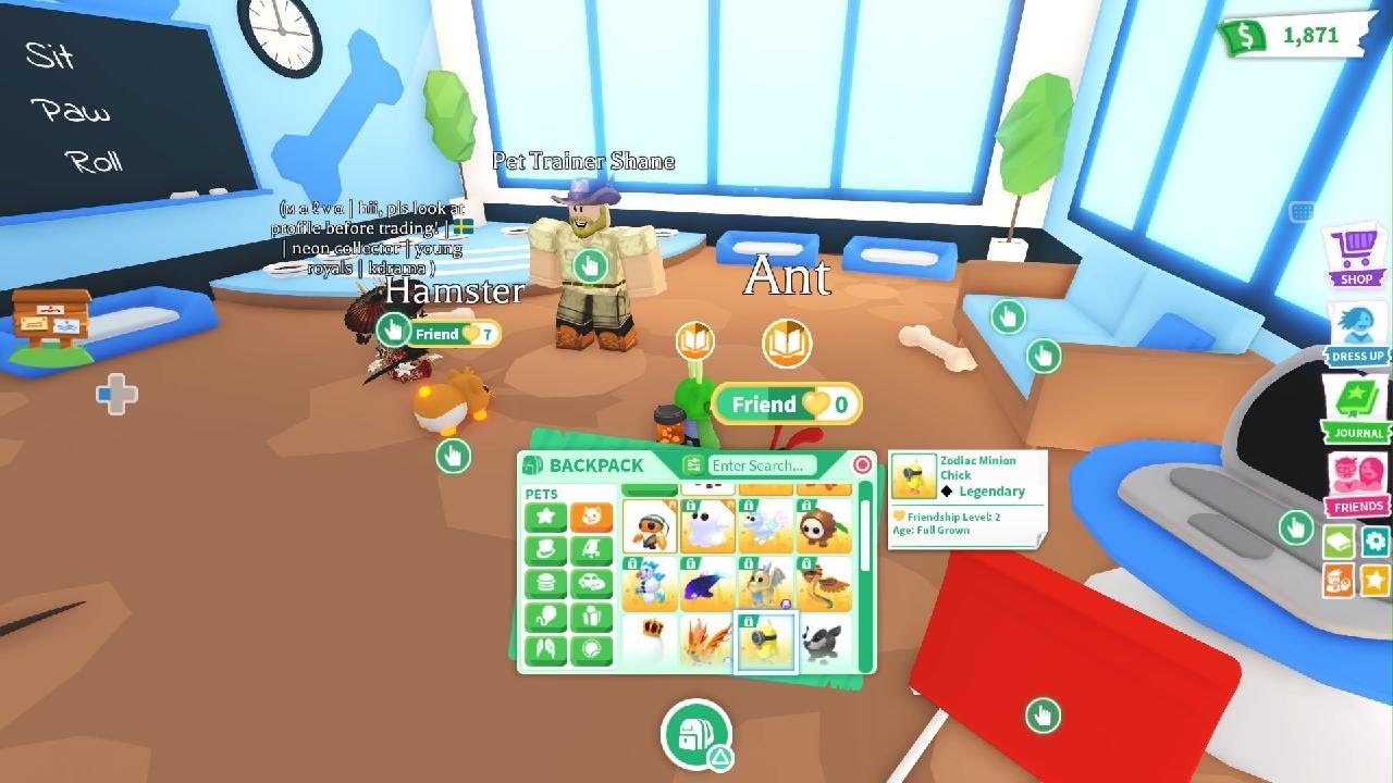 Roblox Adopt Me Chompy and Pets Let Walk Adventure - YouTube