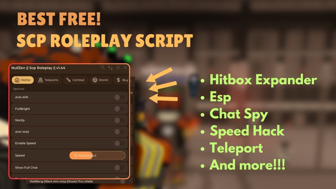 UPDATED | SCP Roleplay Script OP 2025! - YouTube