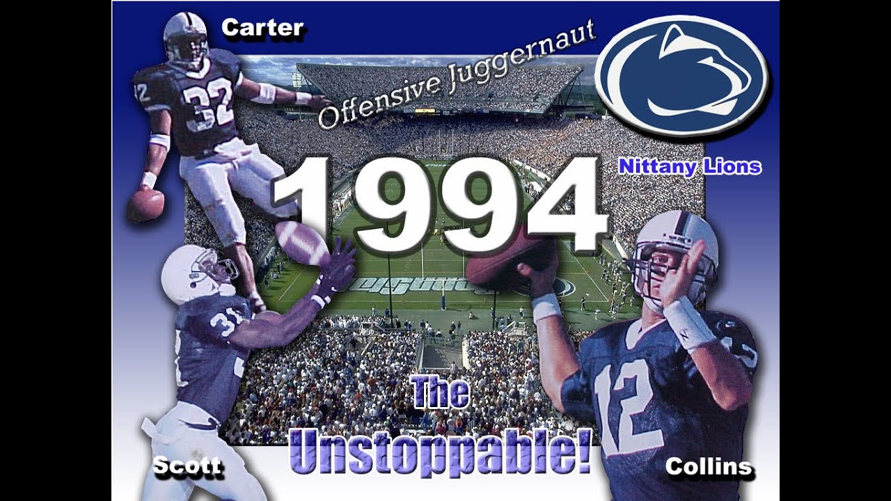 The 💥1994 PENN STATE OFFENSE🏈 - Traditional Highlight Reel - YouTube