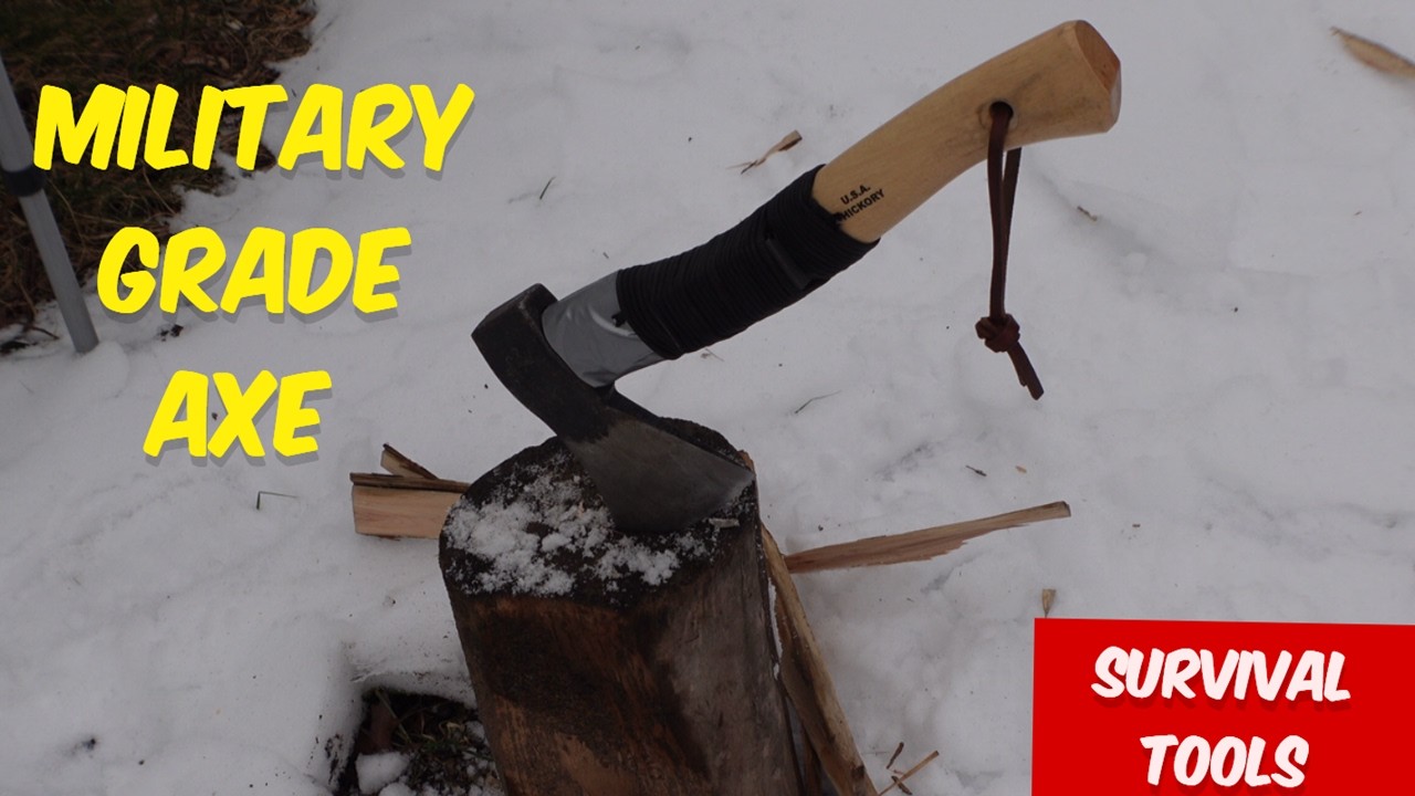Military Survival Axe - Set up - YouTube