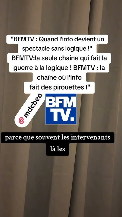 Parodie BFM TV - YouTube