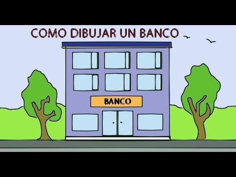 Cómo dibujar un banco - Dibujos fáciles para niños #dibujos #drawing - YouTube