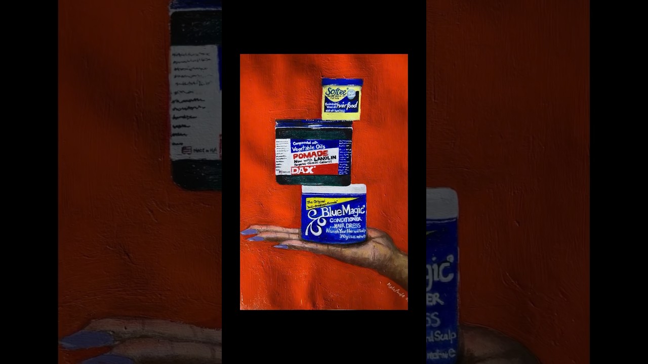 New #ART ALERT 🚨 it’s called “Hair Grease” 14x17 acrylic #artshorts # ...